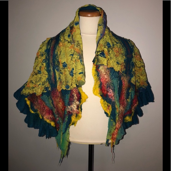 Accessories | Felted Wool Shawl | Poshmark